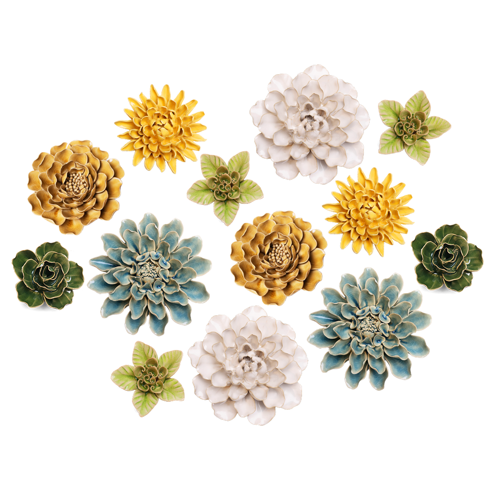 Ceramic Flower English Garden Kits – Chive US Wholesale