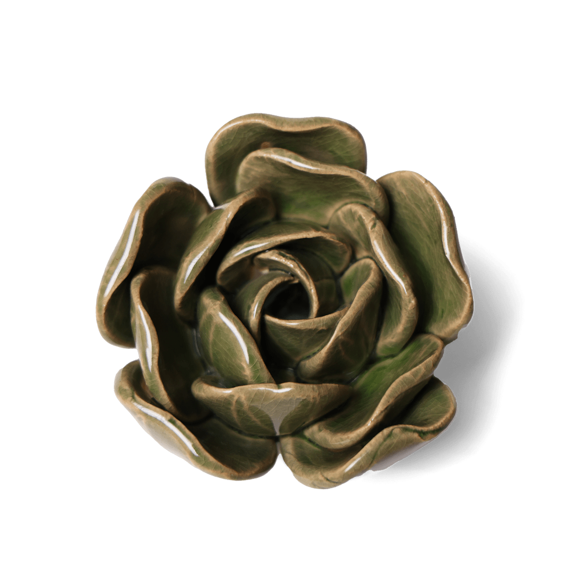 Ceramic Flower Tabletop Art Green Rose 4 – Chive US Wholesale