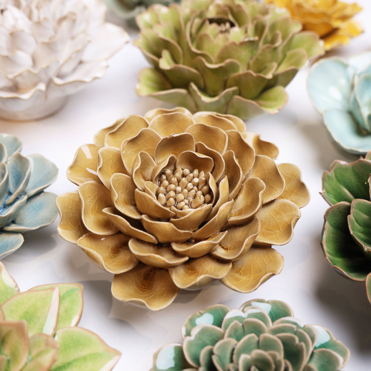 Ceramic Flowers Classic Collection – Chive US Wholesale